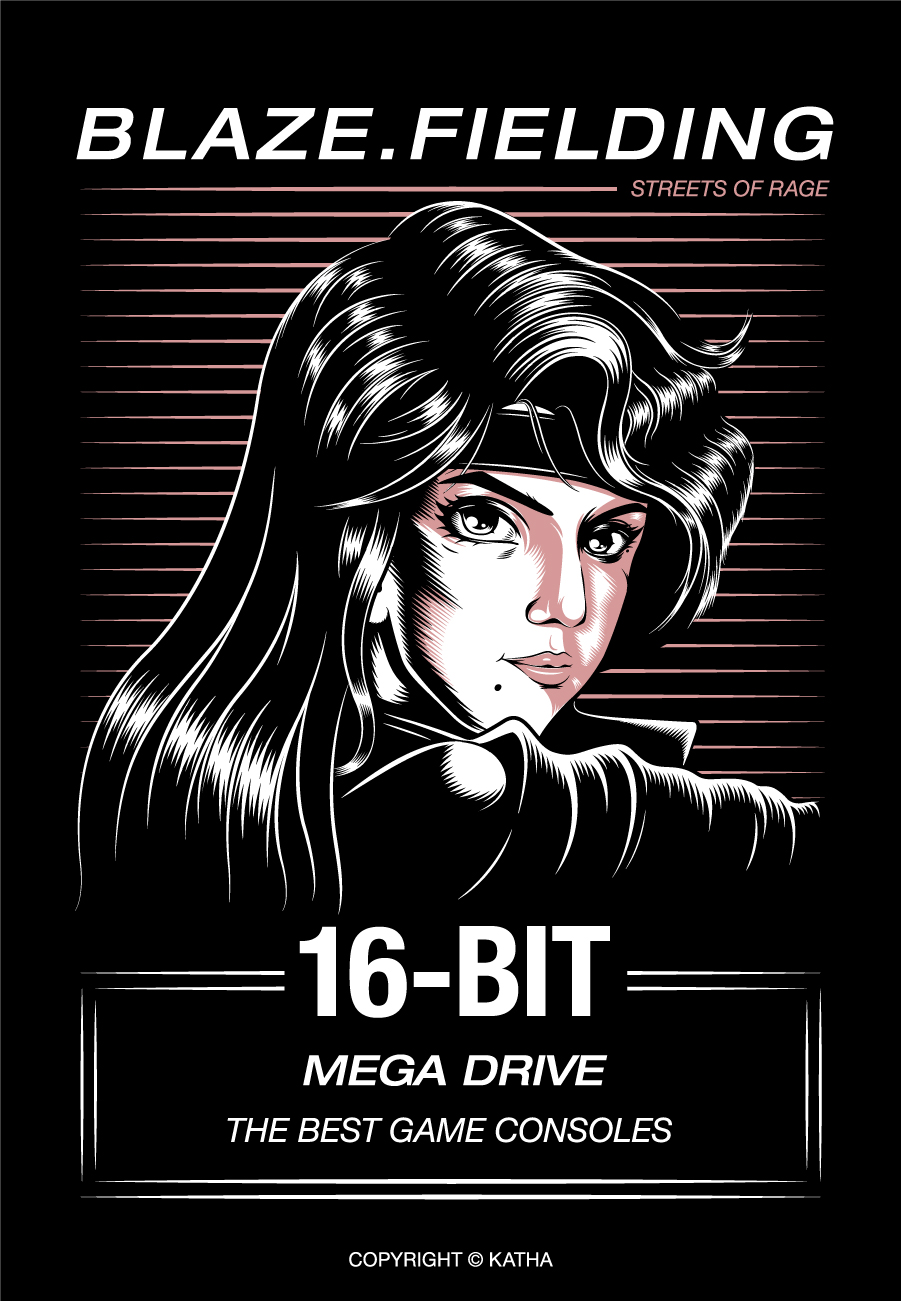 怒之铁拳(STREETS OF RAGE) Blaze.Fielding_katha77-站酷ZCOOL