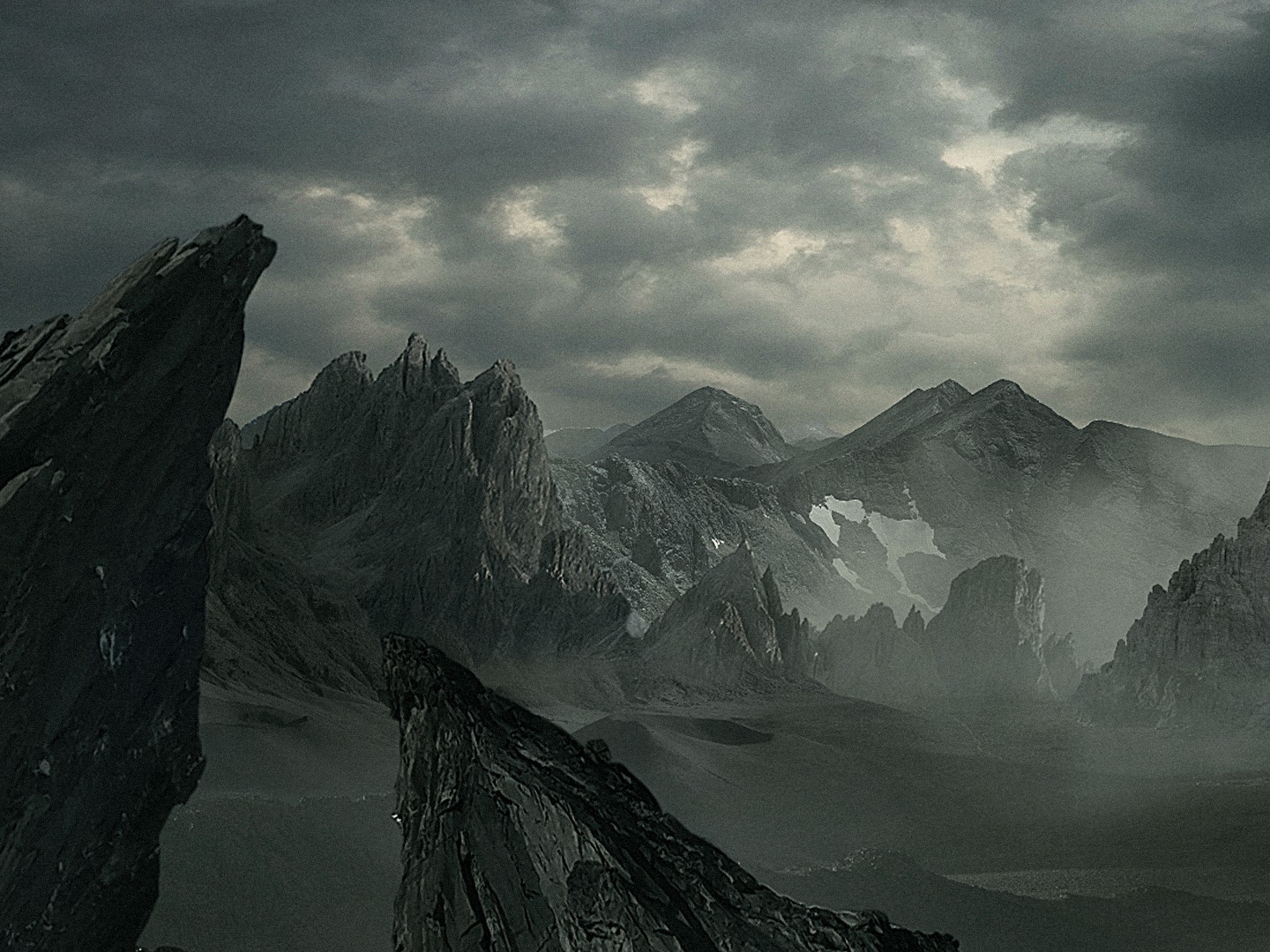 Volcano_Matte painting_画梦的小孩-站酷ZCOOL