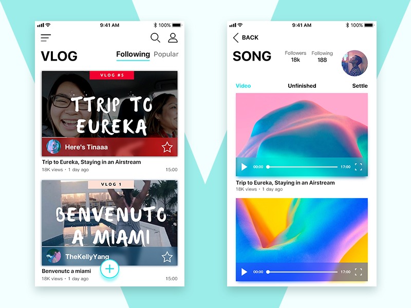 VLOG（视频博客）-APP_SONG_C-站酷ZCOOL