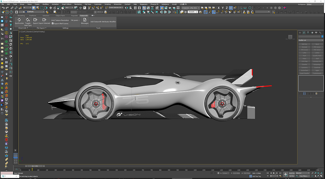 Ferrari VGT 建模及绑定_I3DBOX设计-站酷ZCOOL