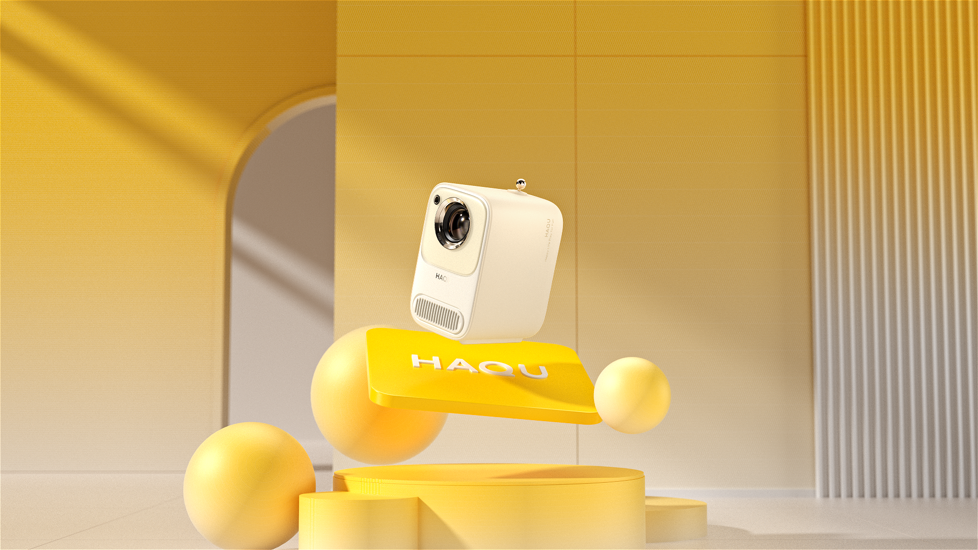 电商产品动画 | 哈趣投影仪H2三维动画_Ctrl_ZZZ-站酷ZCOOL