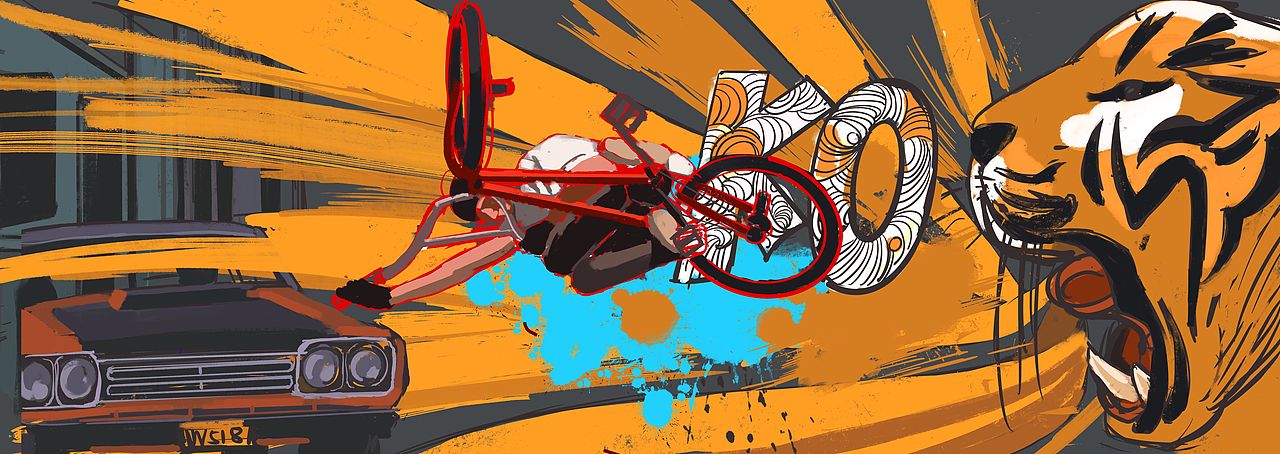 极限运动主题海报_张征MP1949-站酷ZCOOL