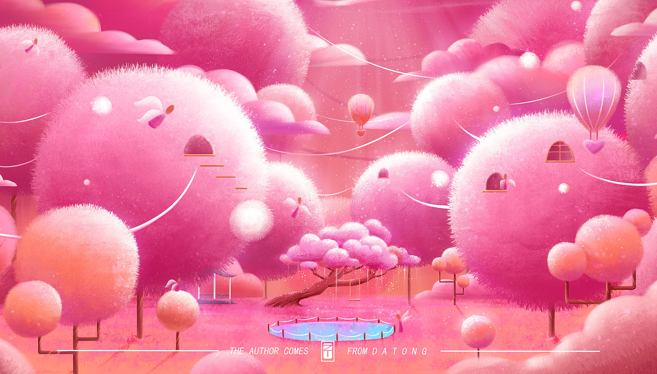 粉色星球_Oh大佟-站酷ZCOOL