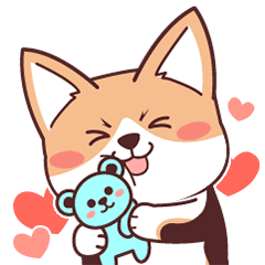 柯基屁桃表情包第四弹_球LCC-站酷ZCOOL