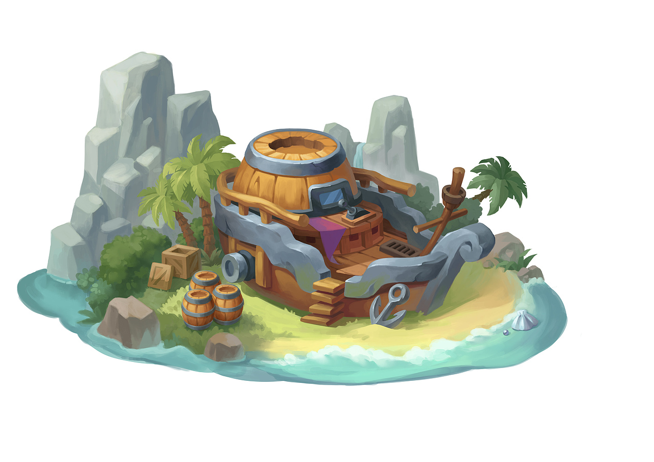 建筑单体设计_彦页Yan-站酷ZCOOL