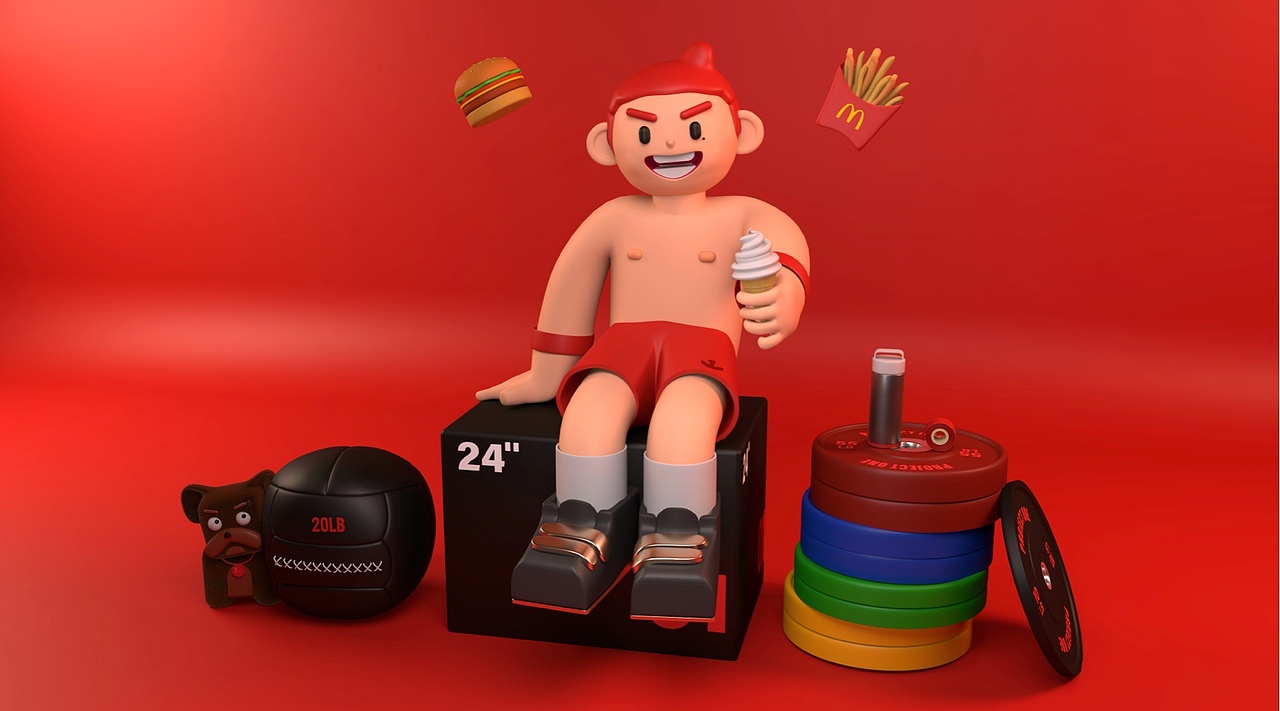 C4d IP MING_苒小博-站酷ZCOOL