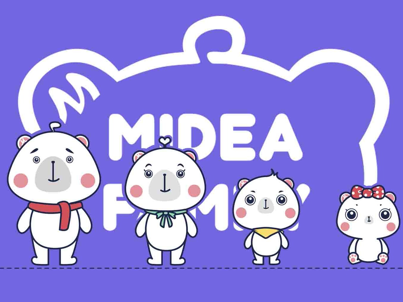 Midea Family Q版形象设计_玩家6-站酷ZCOOL