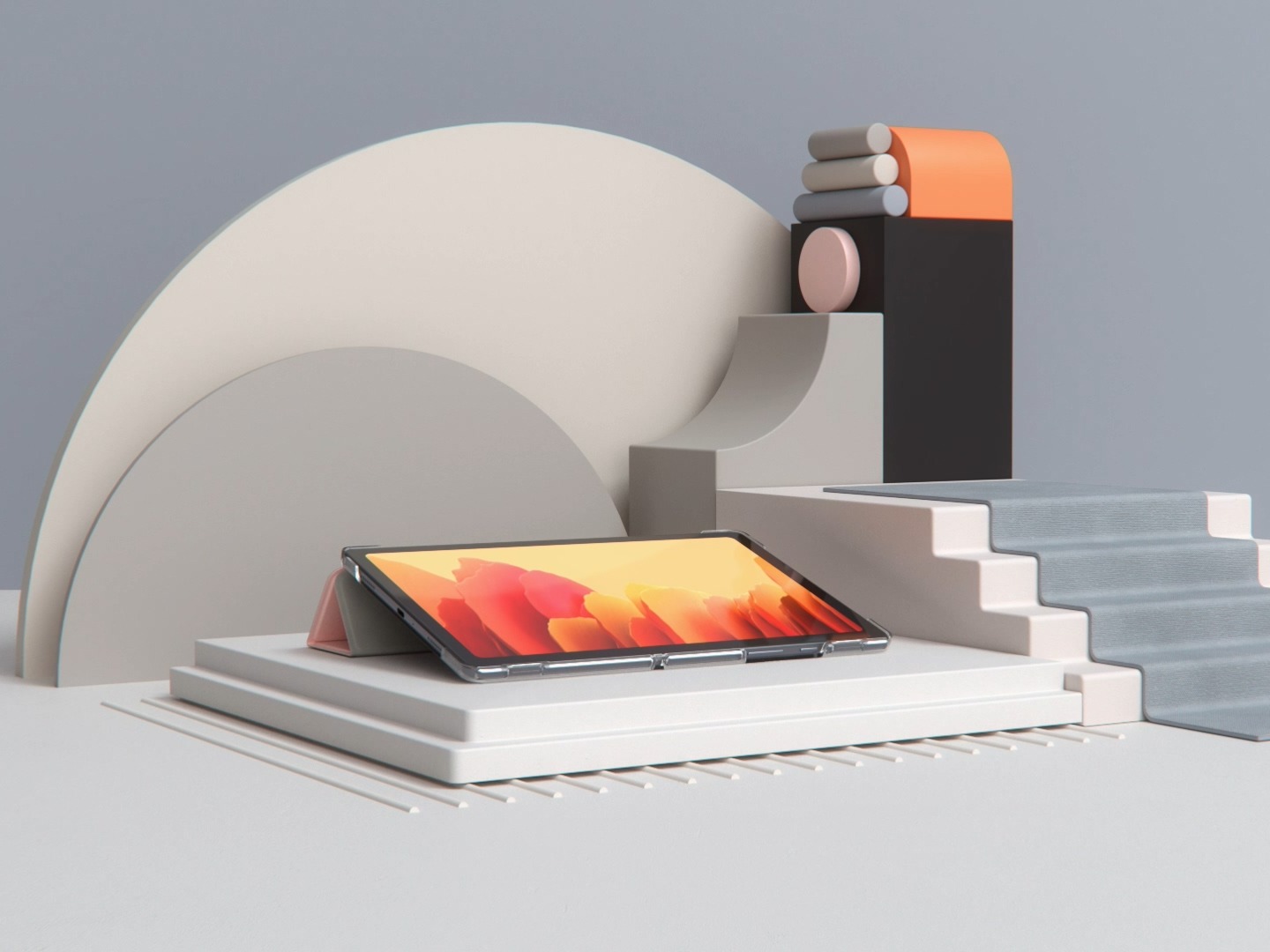 电商设计 | Galaxy Tab A7平板保护皮套_Ctrl_ZZZ-站酷ZCOOL