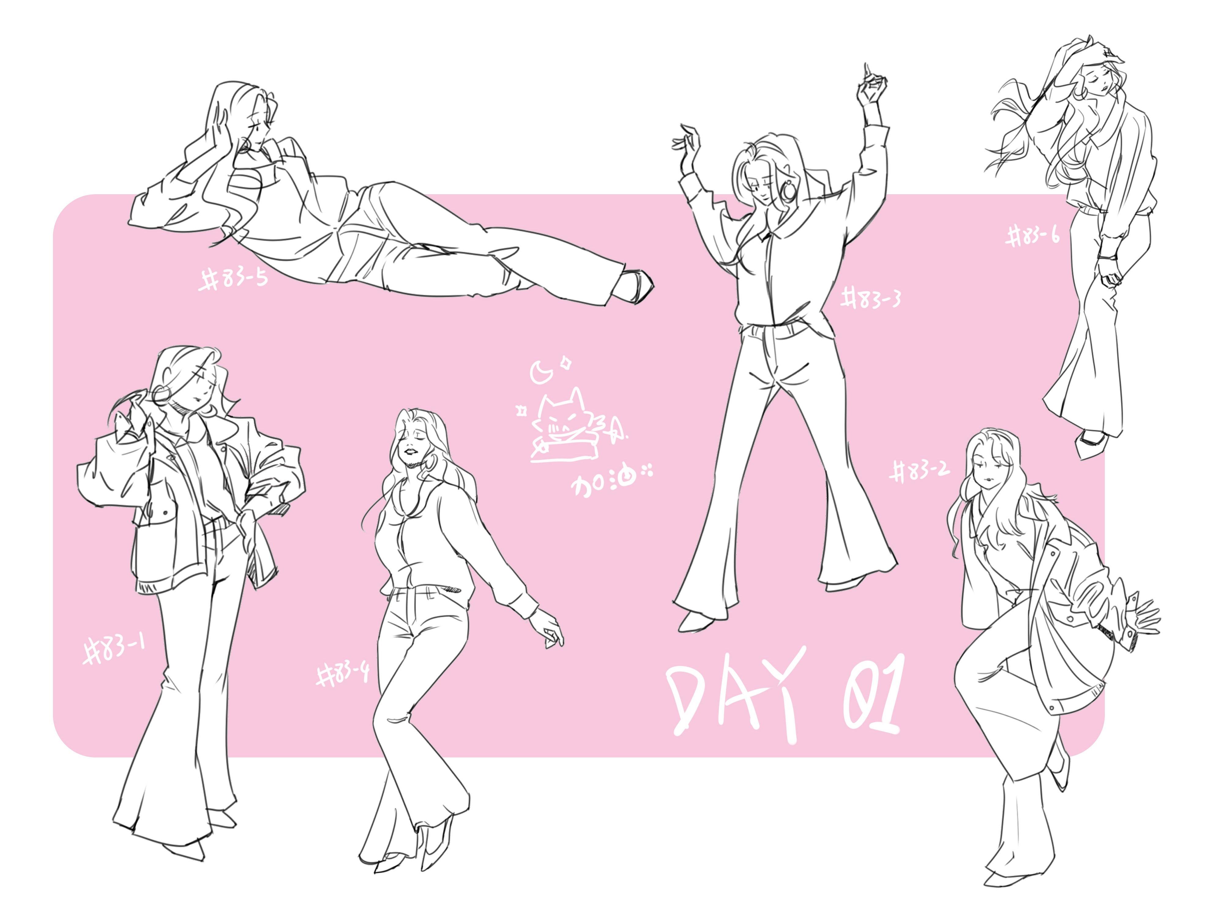 #速写60天挑战赛 day01 @速写班长_星恶恨-站酷ZCOOL