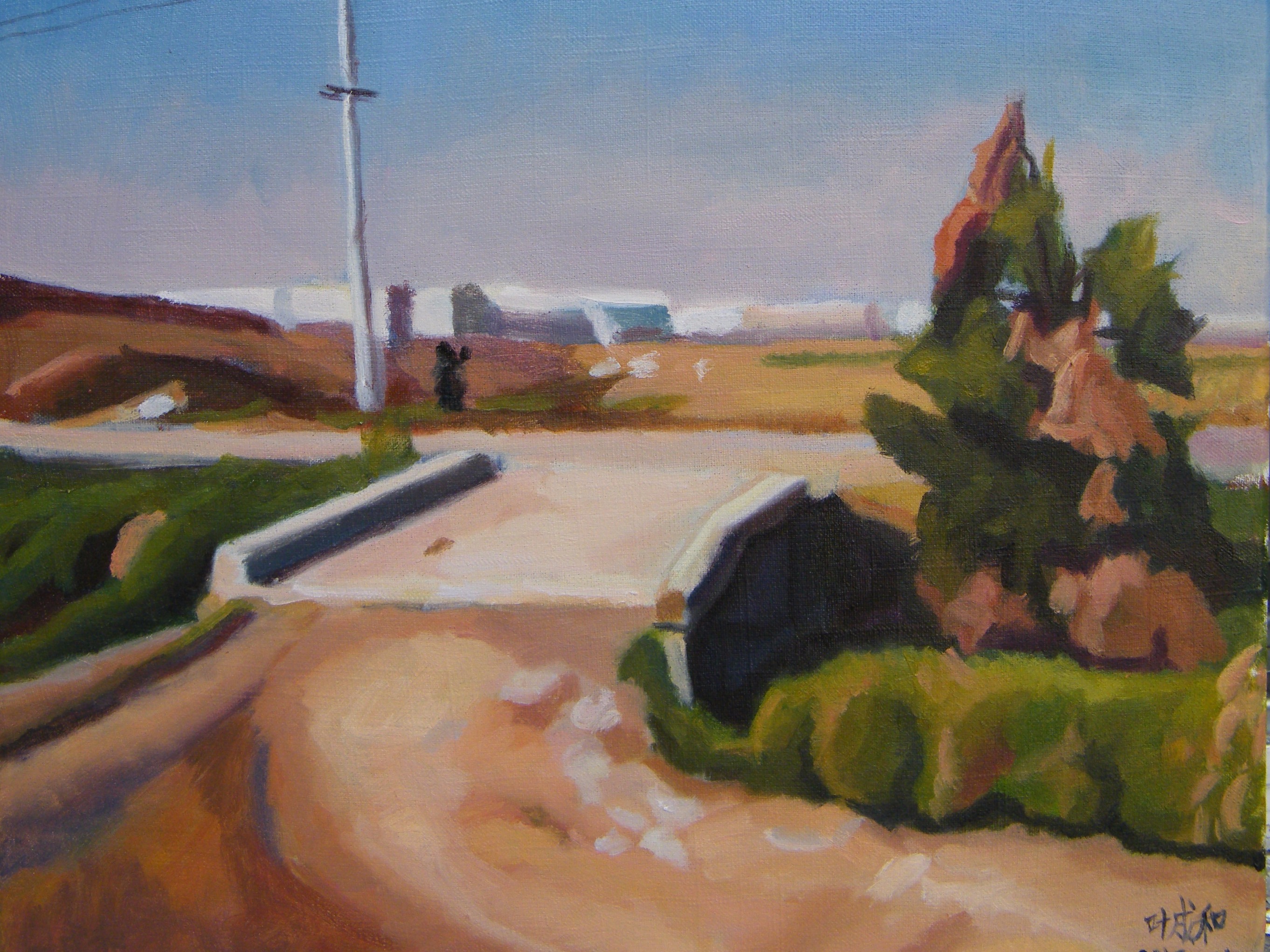 《净土》布面油画35×35cm叶成和2014年_叶成和-站酷ZCOOL