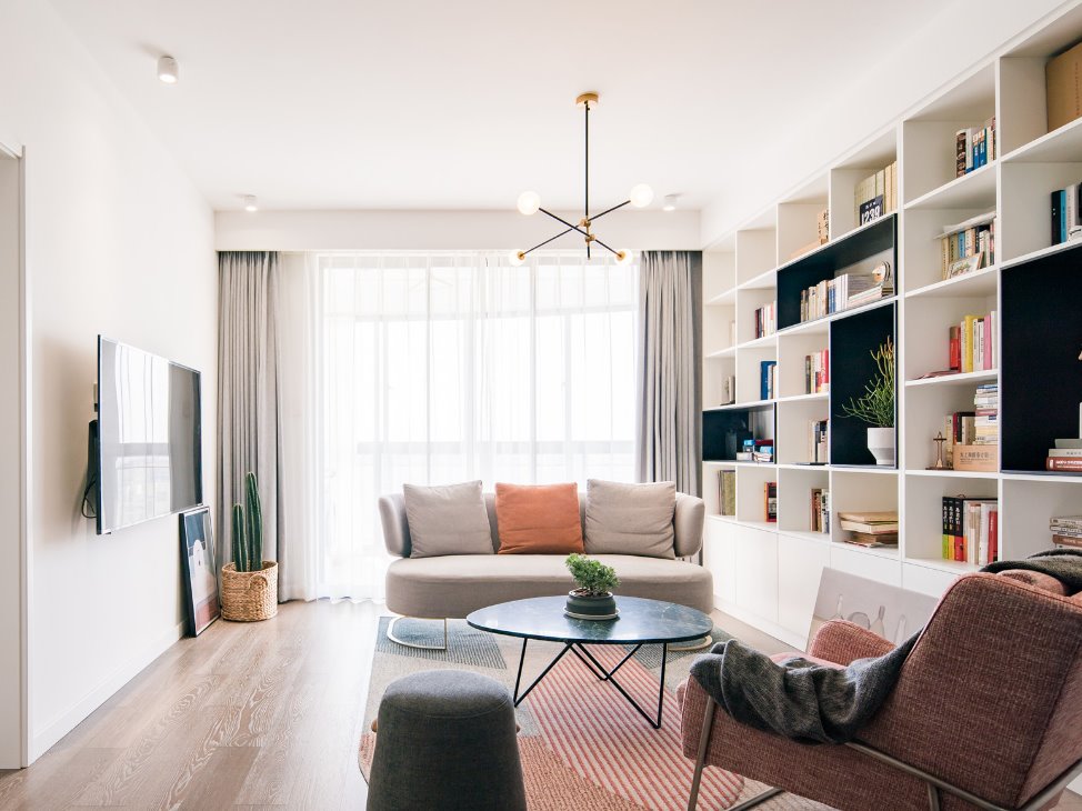 北欧风格客餐厅_1992效果图小可-站酷ZCOOL