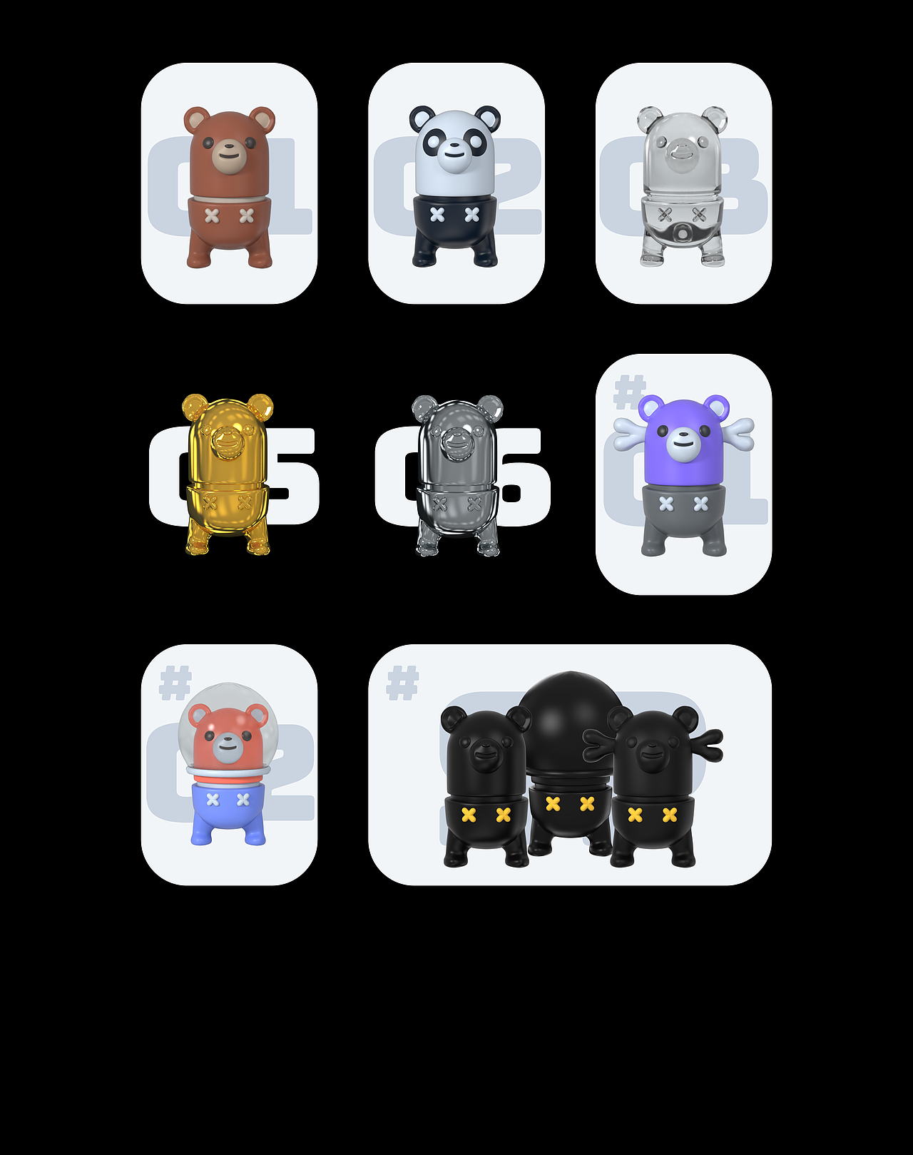 CAPSULE BEAR｜胶囊熊|平面|IP形象|Solcore_原创作品-站酷ZCOOL
