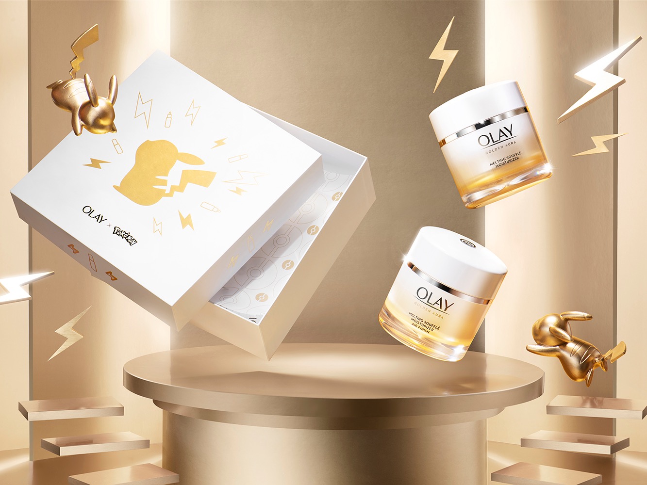 OLAY 宝可梦礼盒 I 美妆拍摄_J3studio-站酷ZCOOL