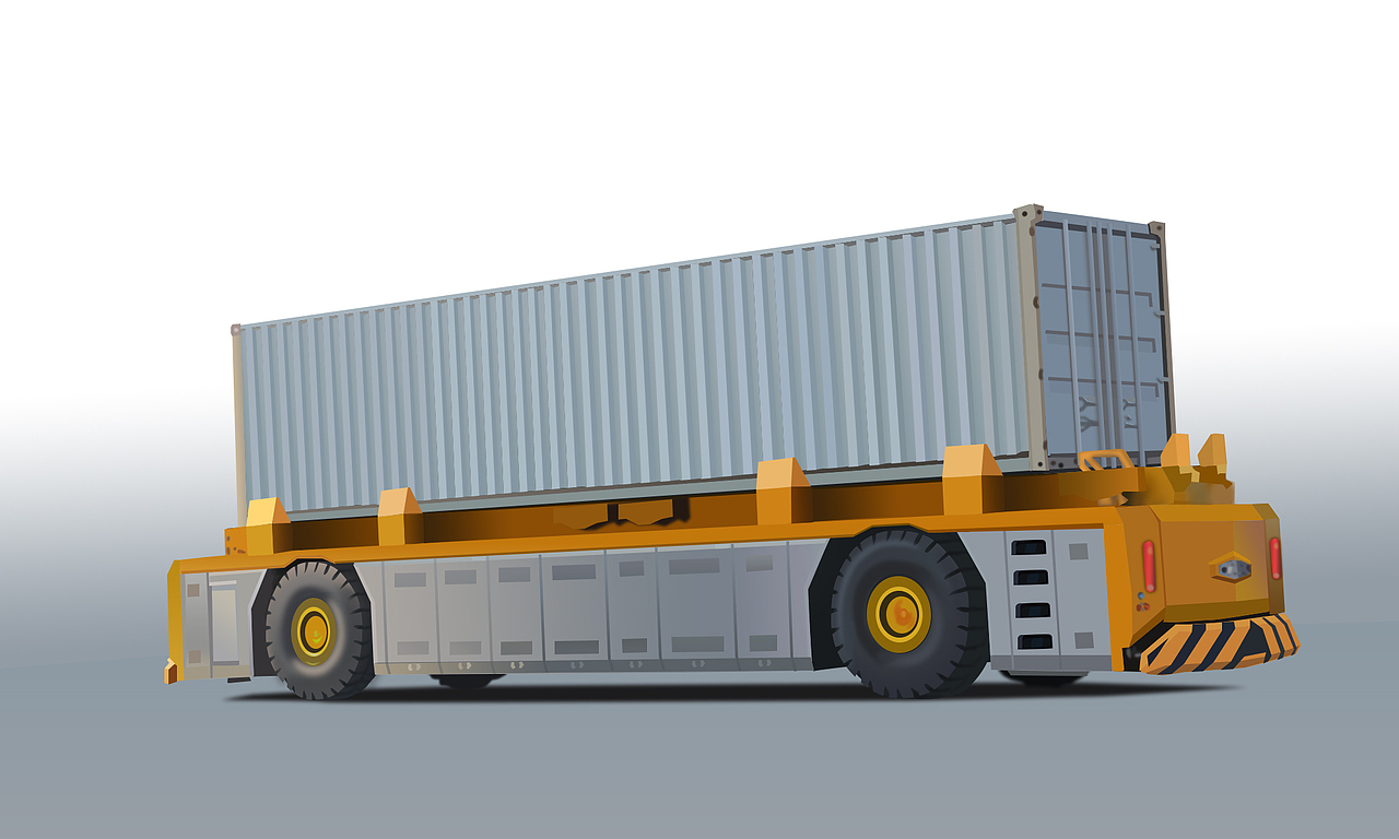 码头AGV_Nichollei-站酷ZCOOL