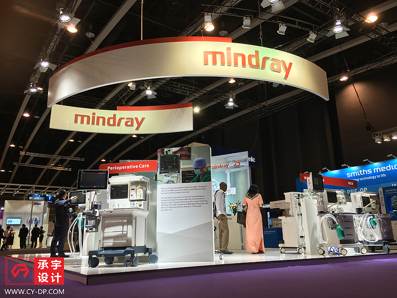 迈瑞医疗2016WCA展会设计与展会搭建_承宇展台设计搭建-站酷ZCOOL