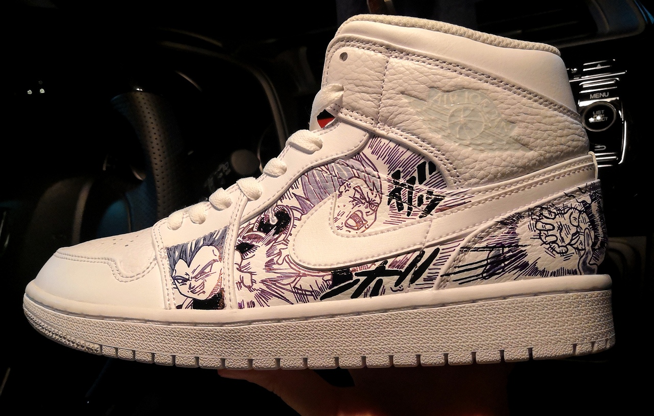 纯手绘AJ—命悬一线的贝吉塔_Rinka谨制-站酷ZCOOL