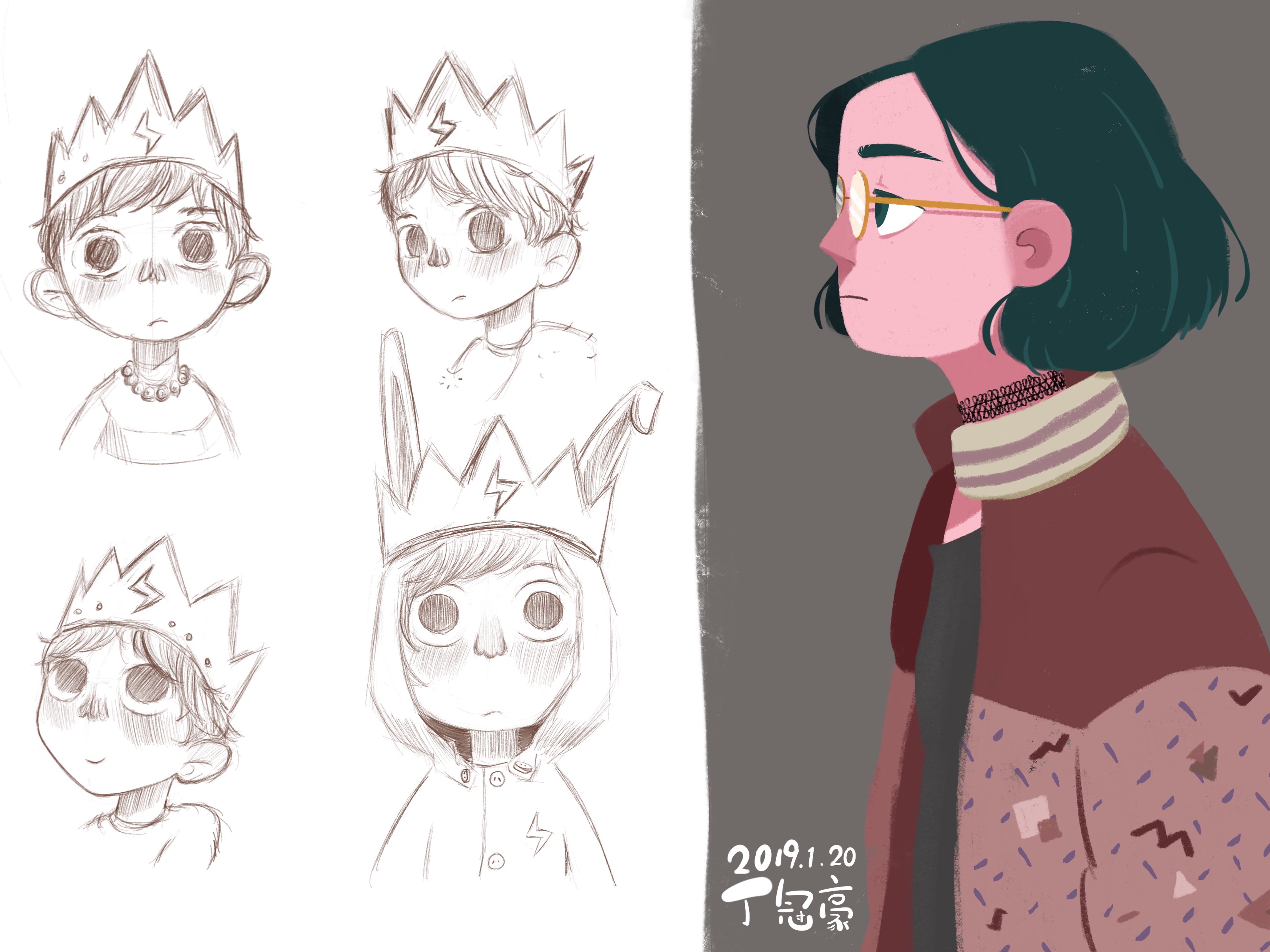 速涂手绘练习_Guanao-站酷ZCOOL