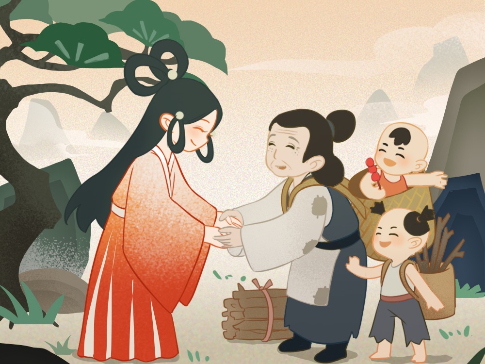 神话故事插图_墨一一mo11-站酷ZCOOL