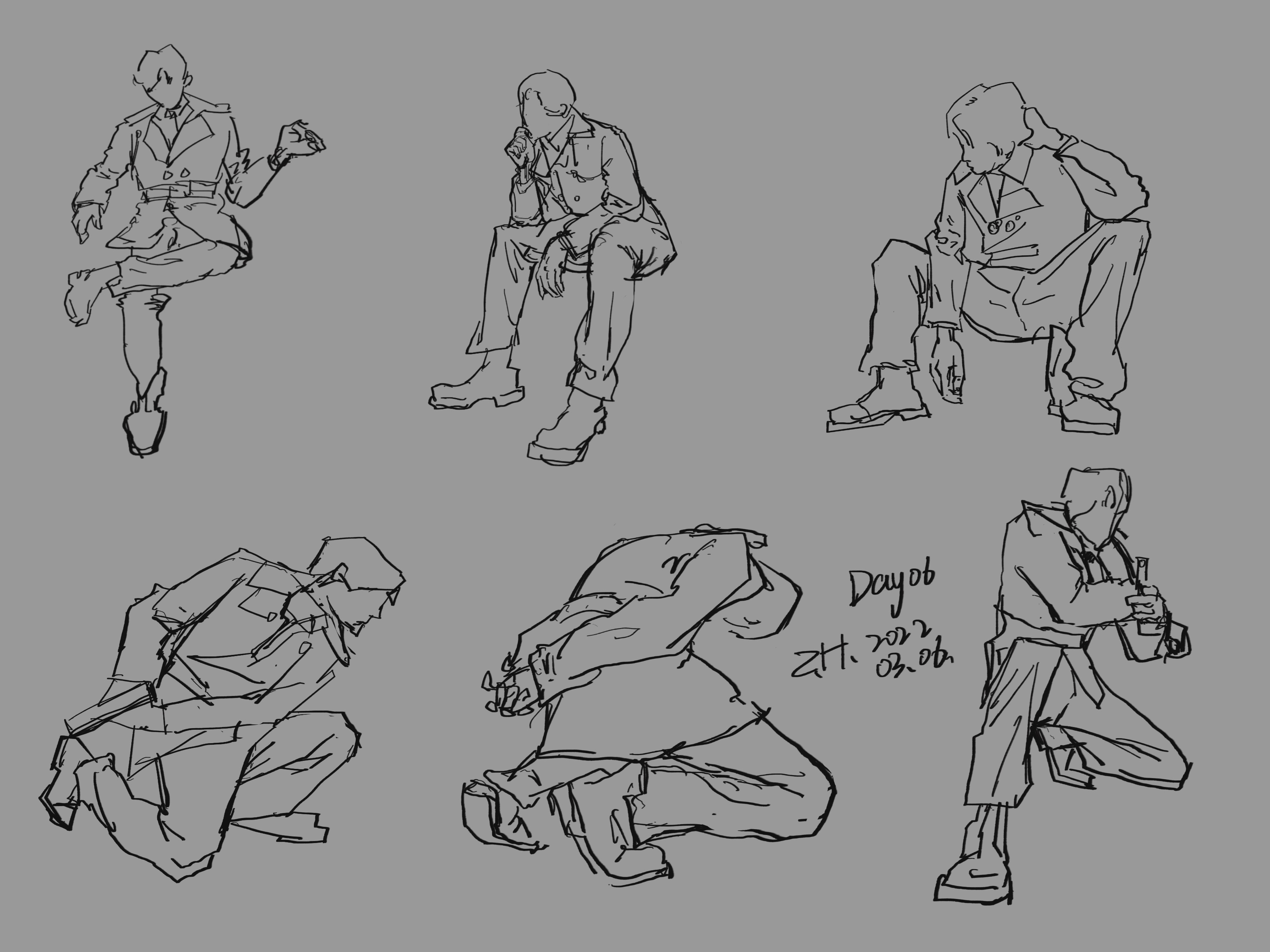 #速写60天挑战赛# day6_Heng3D-站酷ZCOOL