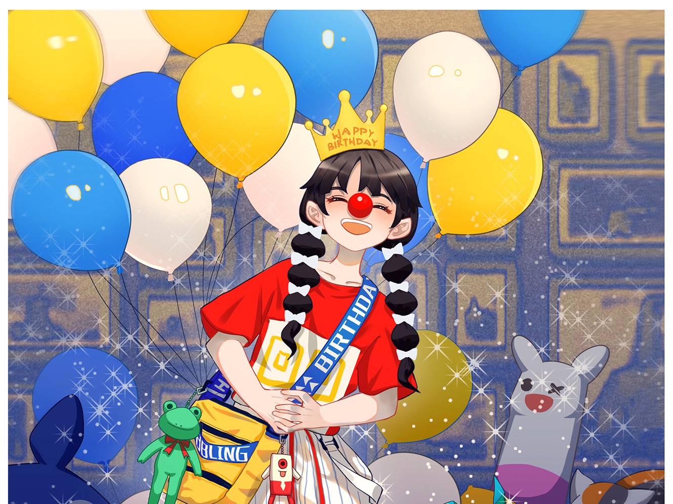 小女孩的party_墨一一mo11-站酷ZCOOL