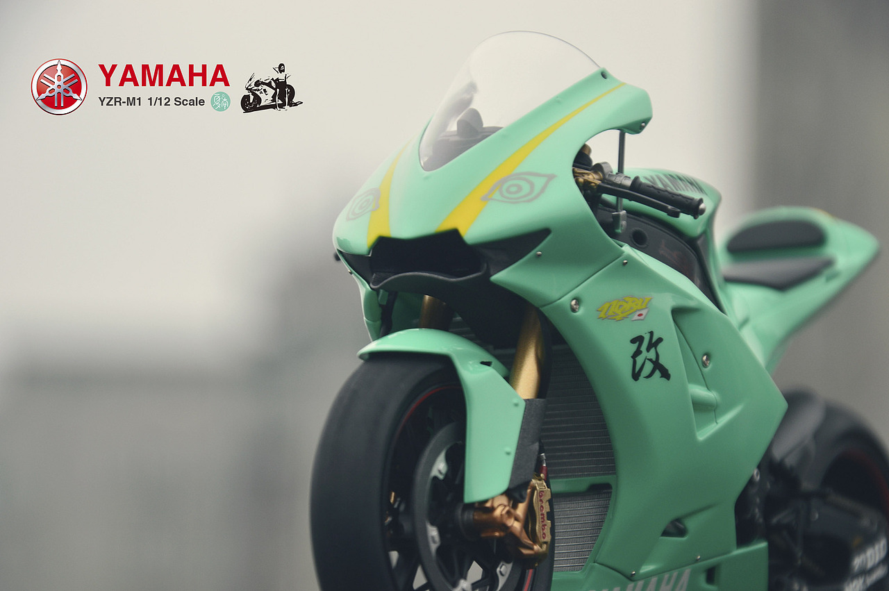 田宫 1:12 雅马哈YZR-M1_一夏南一-站酷ZCOOL