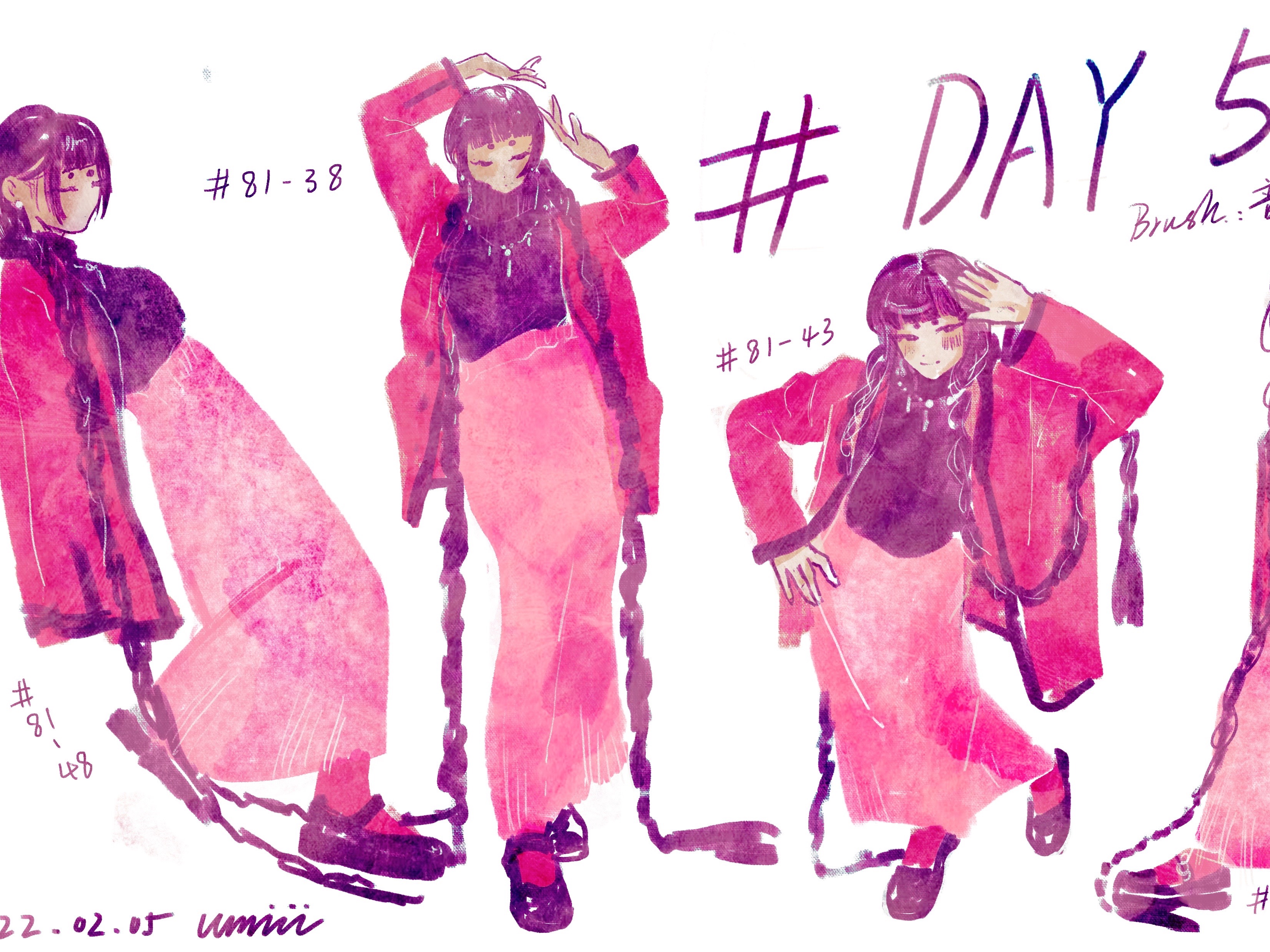 速写60天挑战Day5_Umi今天画画了吗-站酷ZCOOL