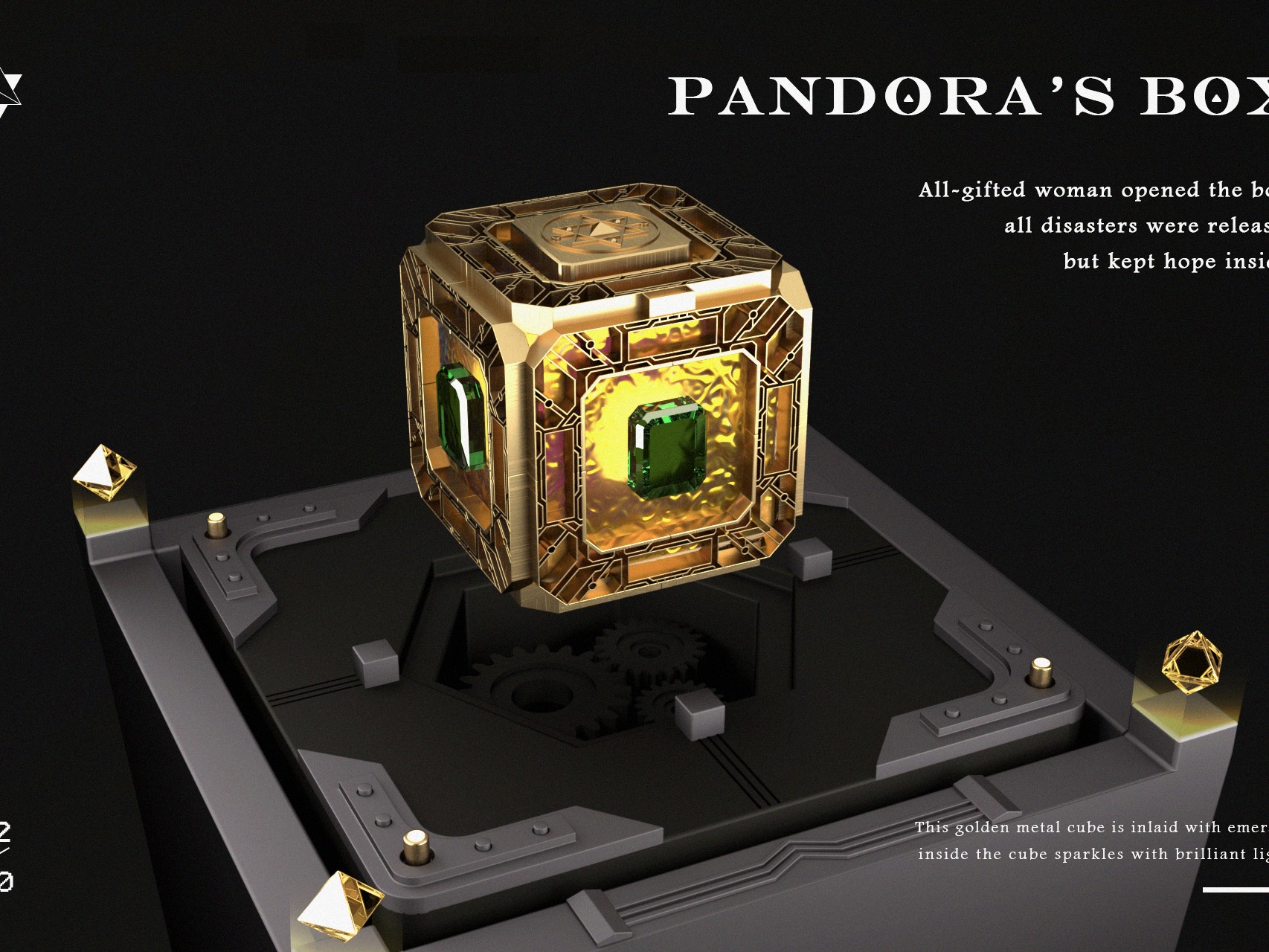 Pandora‘s Box概念设计-C4D场景_ELISSAD-站酷ZCOOL