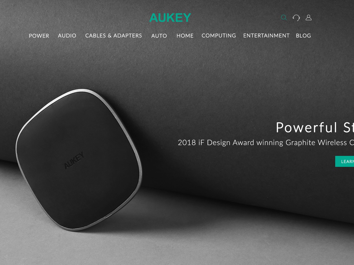 AUKEY官网设计_noname06066-站酷ZCOOL