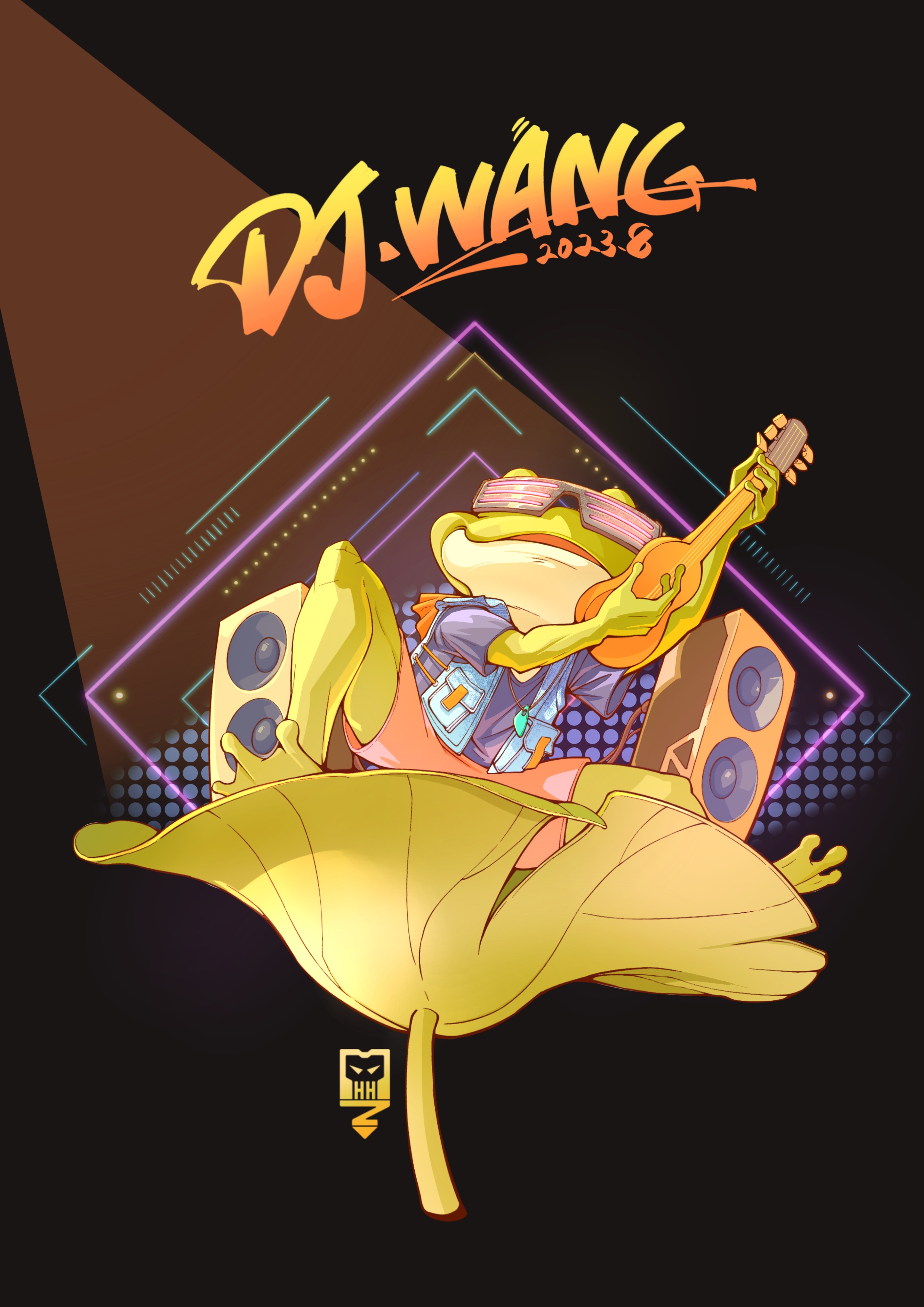 DJ蛙_明泽画画-站酷ZCOOL