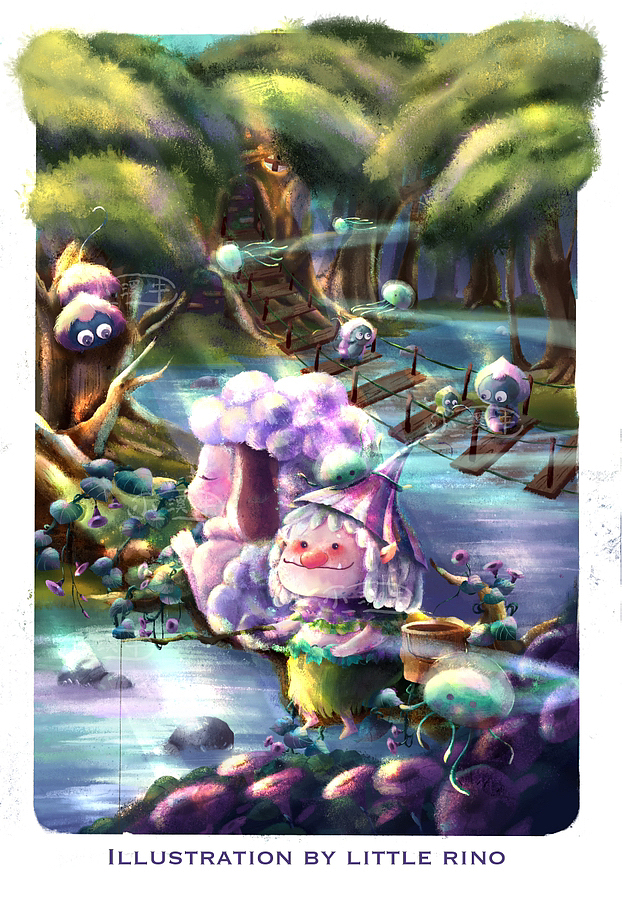 静谧之地_小溪牛sylvia-站酷ZCOOL