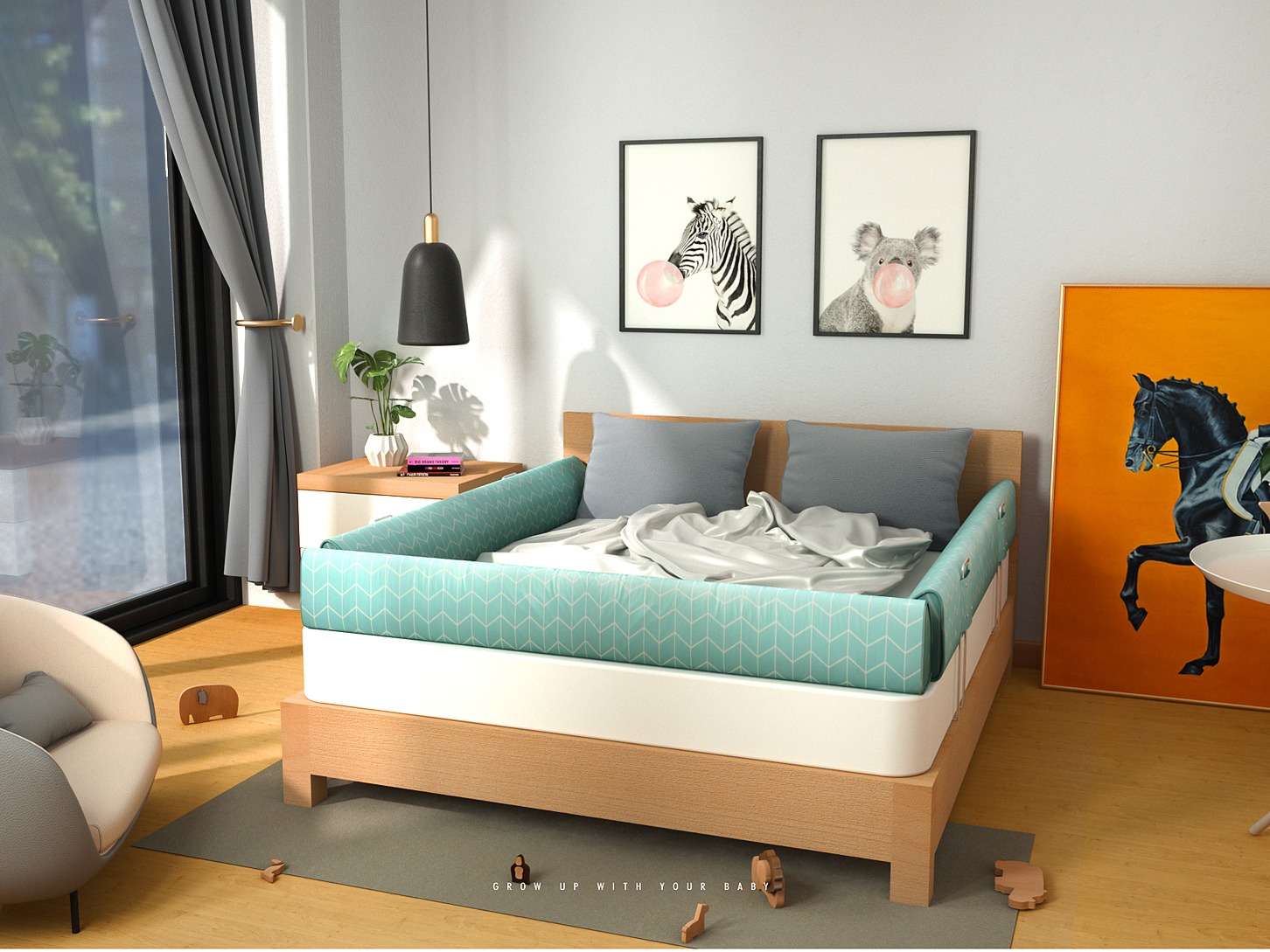 BOBDOG 弯曲棒场景渲染_Byron_玮-站酷ZCOOL