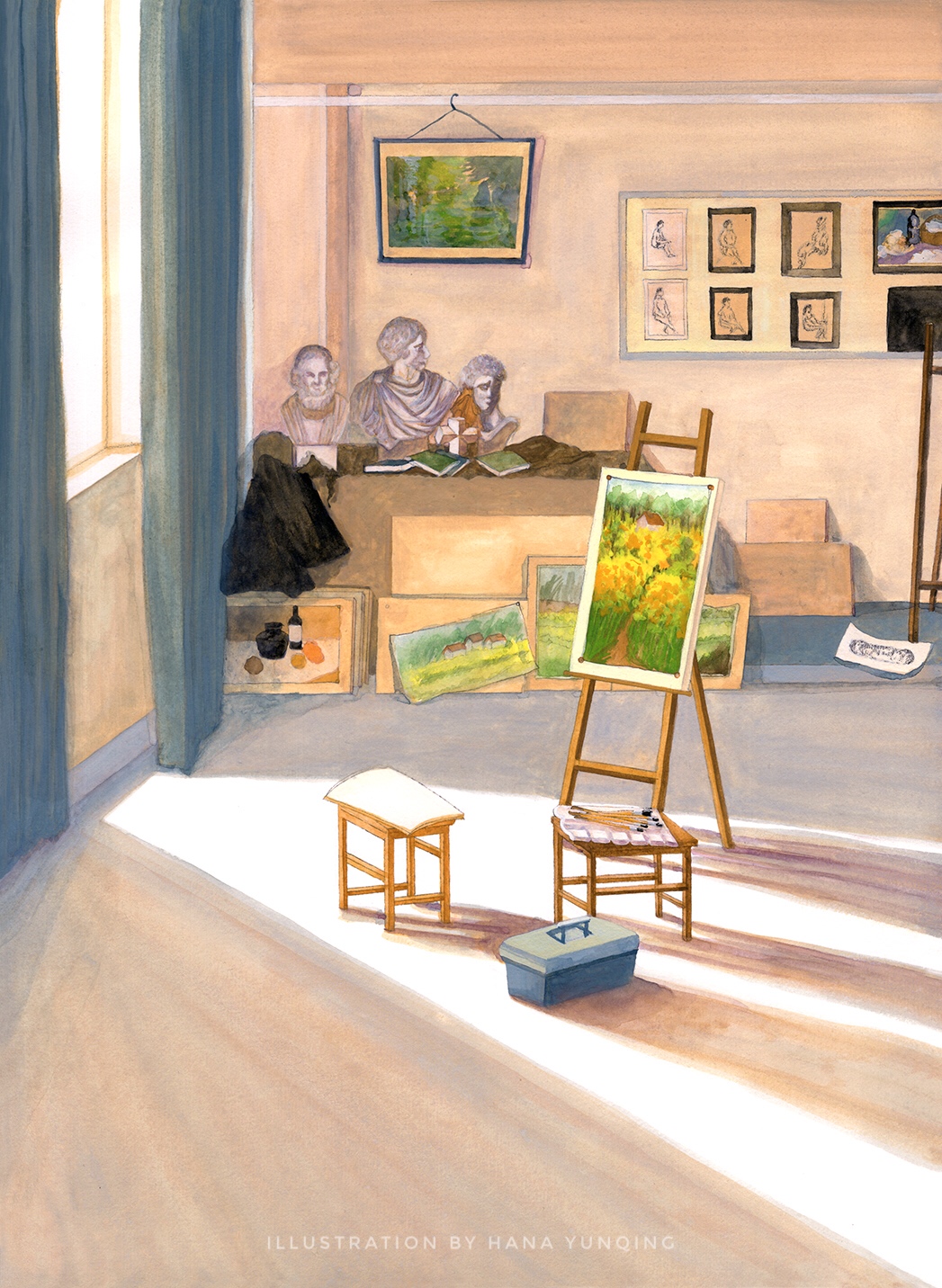 系列作品《画》_Hana云青-站酷ZCOOL