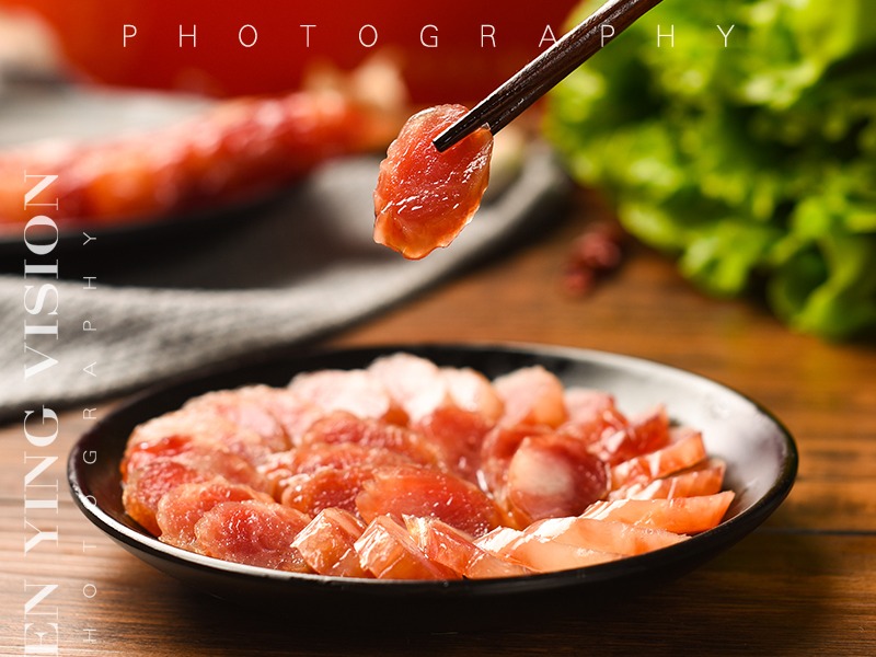 腊肉腊肠拍摄实拍_ZY摄影-站酷ZCOOL