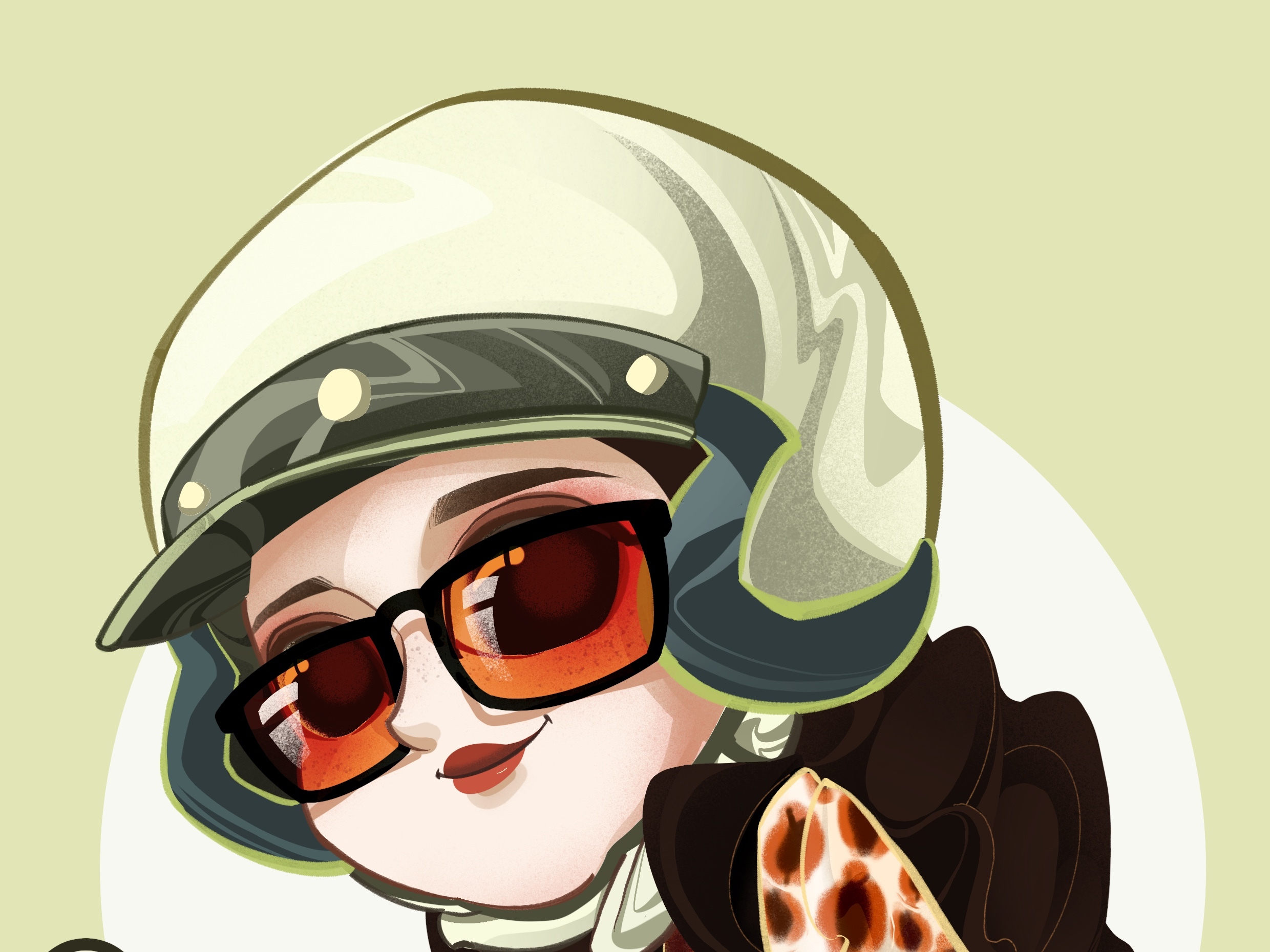 机车女孩_肥龙MT-站酷ZCOOL