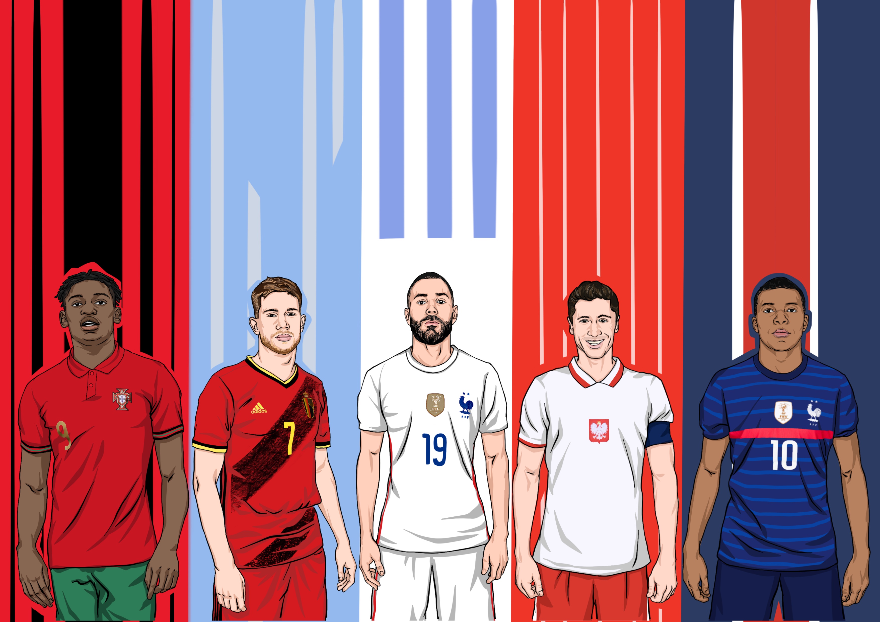 FIFA插画_王沈丹-站酷ZCOOL