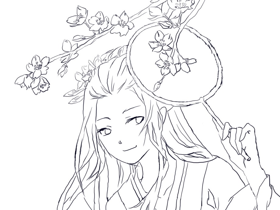 SAI2人物描摹练习_琉晓璃-站酷ZCOOL