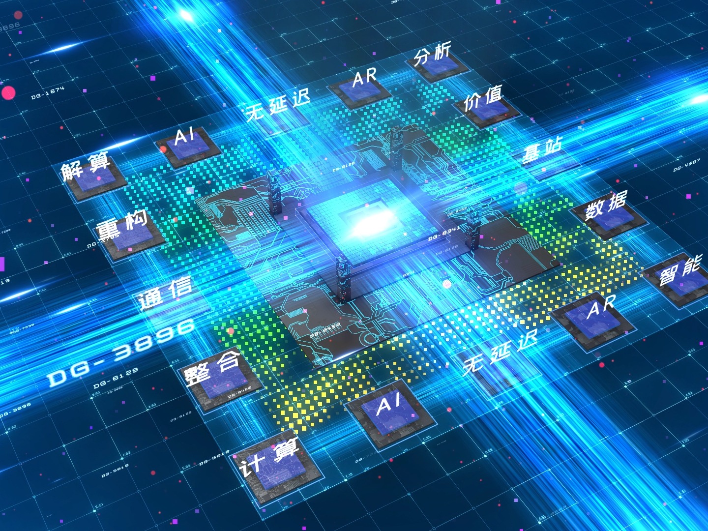 E3D制作CPU芯片感觉_JaysongShao-站酷ZCOOL