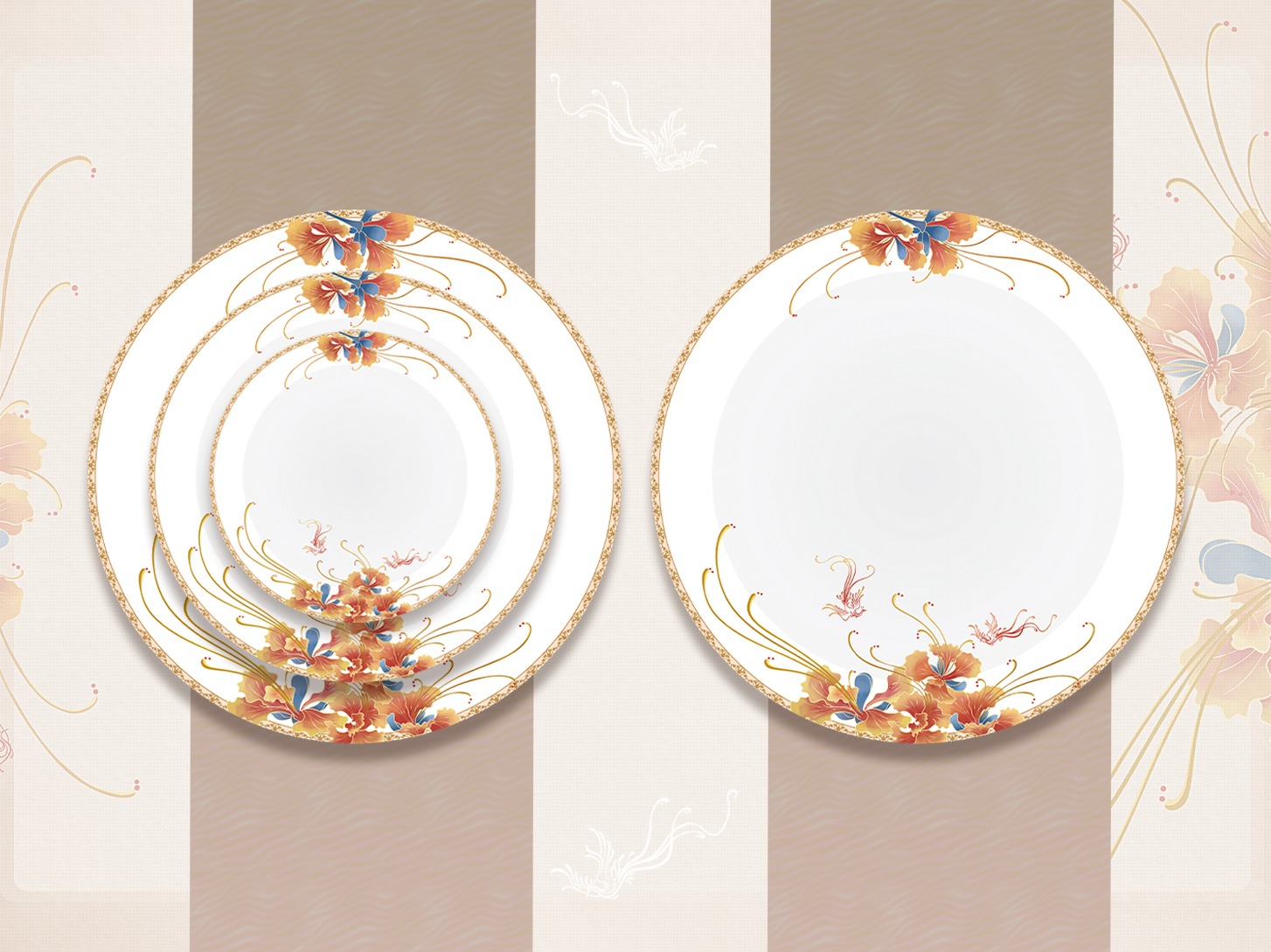 碟子花样设计_寂阳JIYANG-站酷ZCOOL