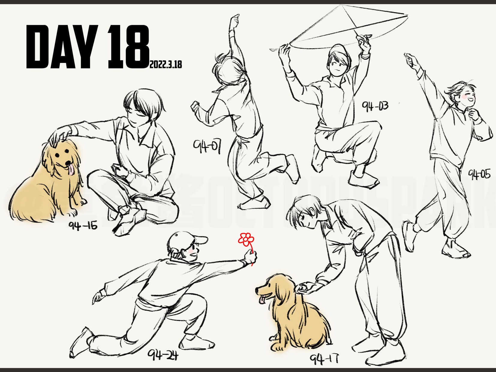 #速写60天挑战赛#Day18@速写班长_章鱼酱油-站酷ZCOOL