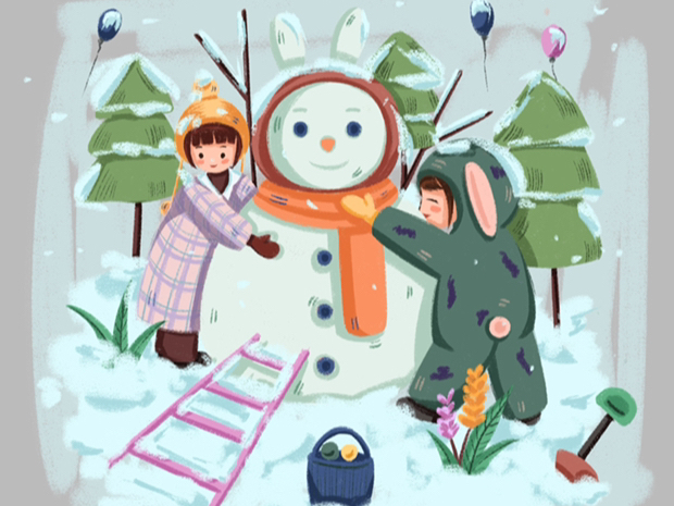 堆雪人_昔LY-站酷ZCOOL