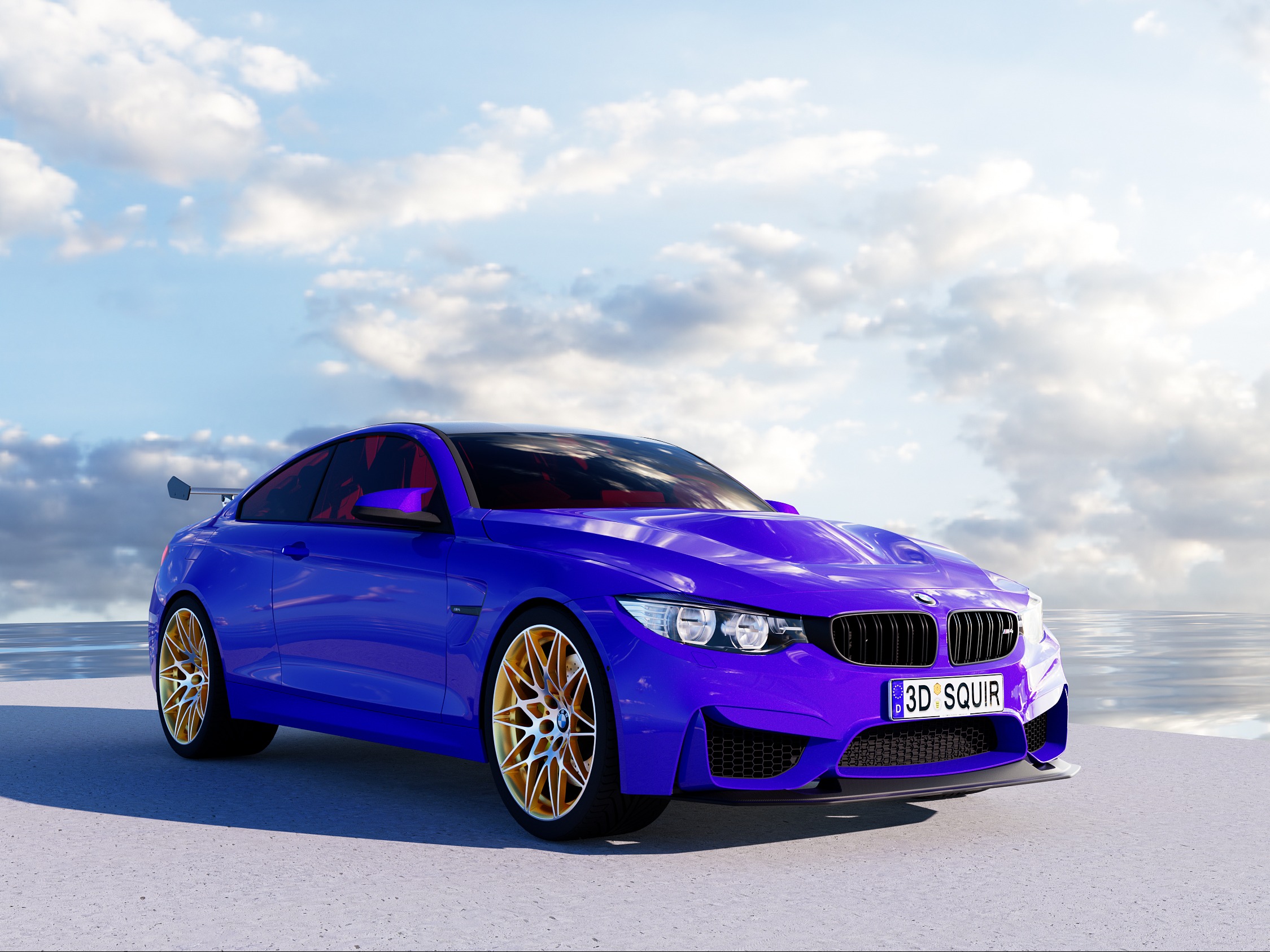 宝马BMW_M4_GTS_ZeeKr-站酷ZCOOL