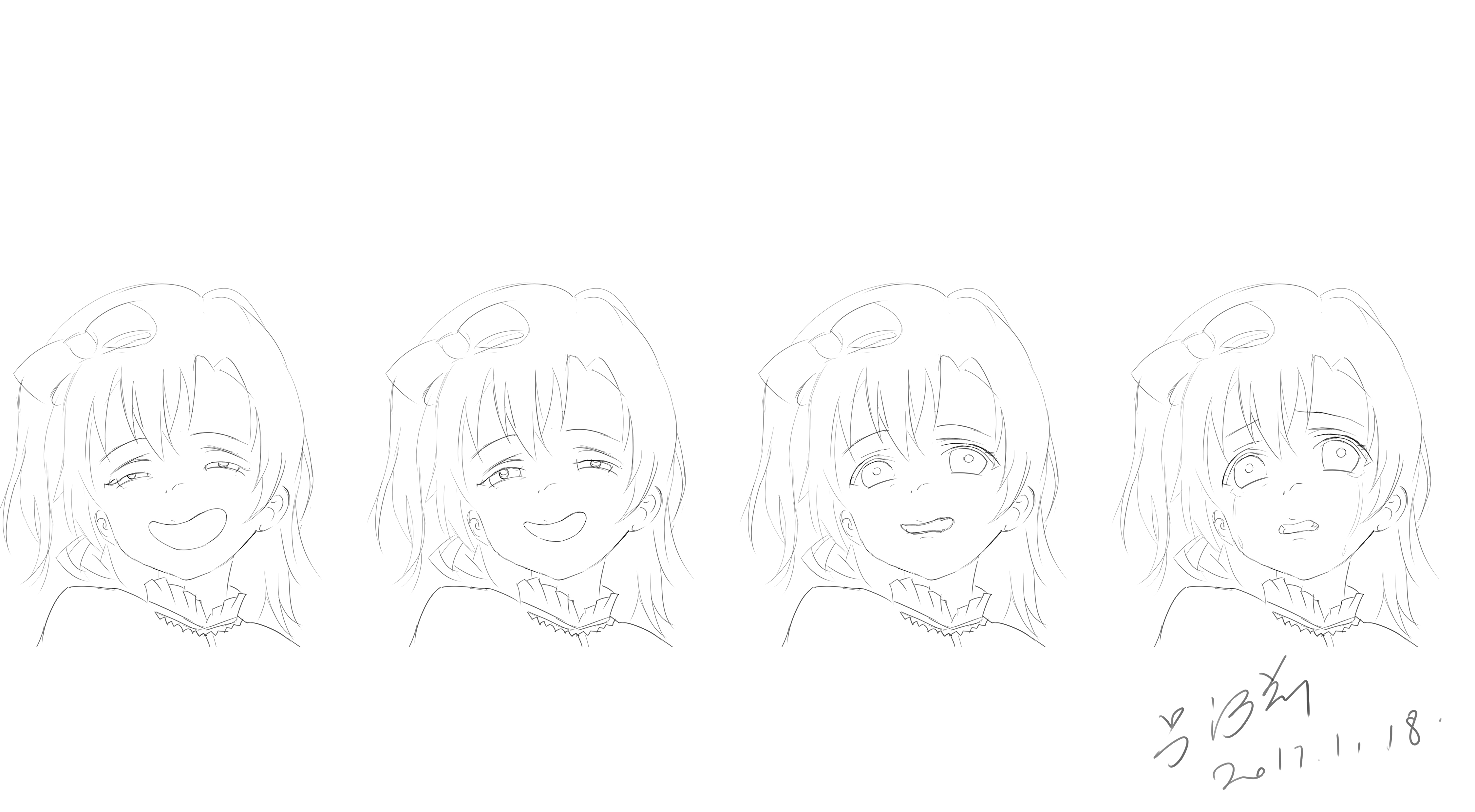 2D逐帧动画制作总结分享——动画基础动作和表情制作练习_形態意識-站酷ZCOOL