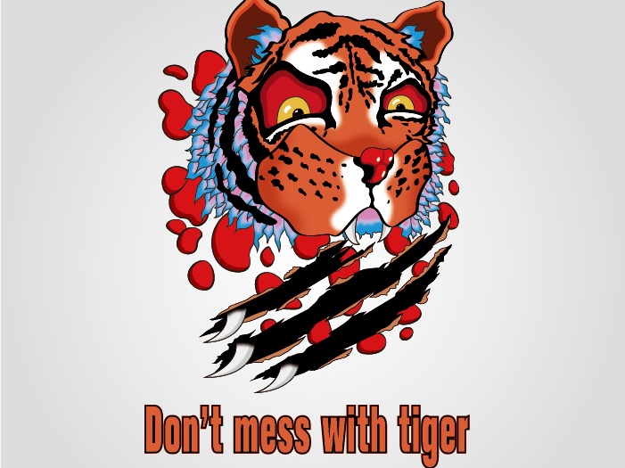 don't mess with tiger_三爷是谁-站酷ZCOOL