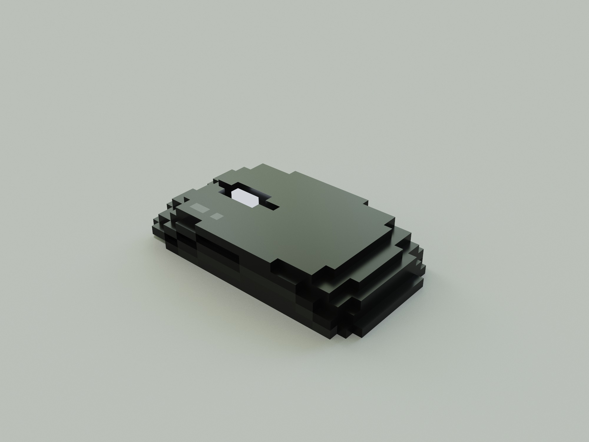 Cube Mouse（MagicaVoxel）_宏奇7Cubes-站酷ZCOOL