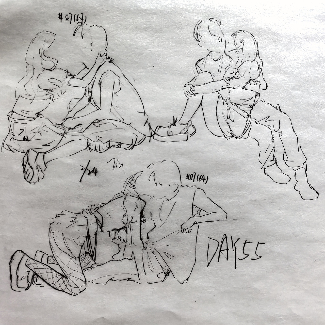 #速写60天挑战赛#DAY55（115）@速写班长_Jiu想睡到自然醒-站酷ZCOOL