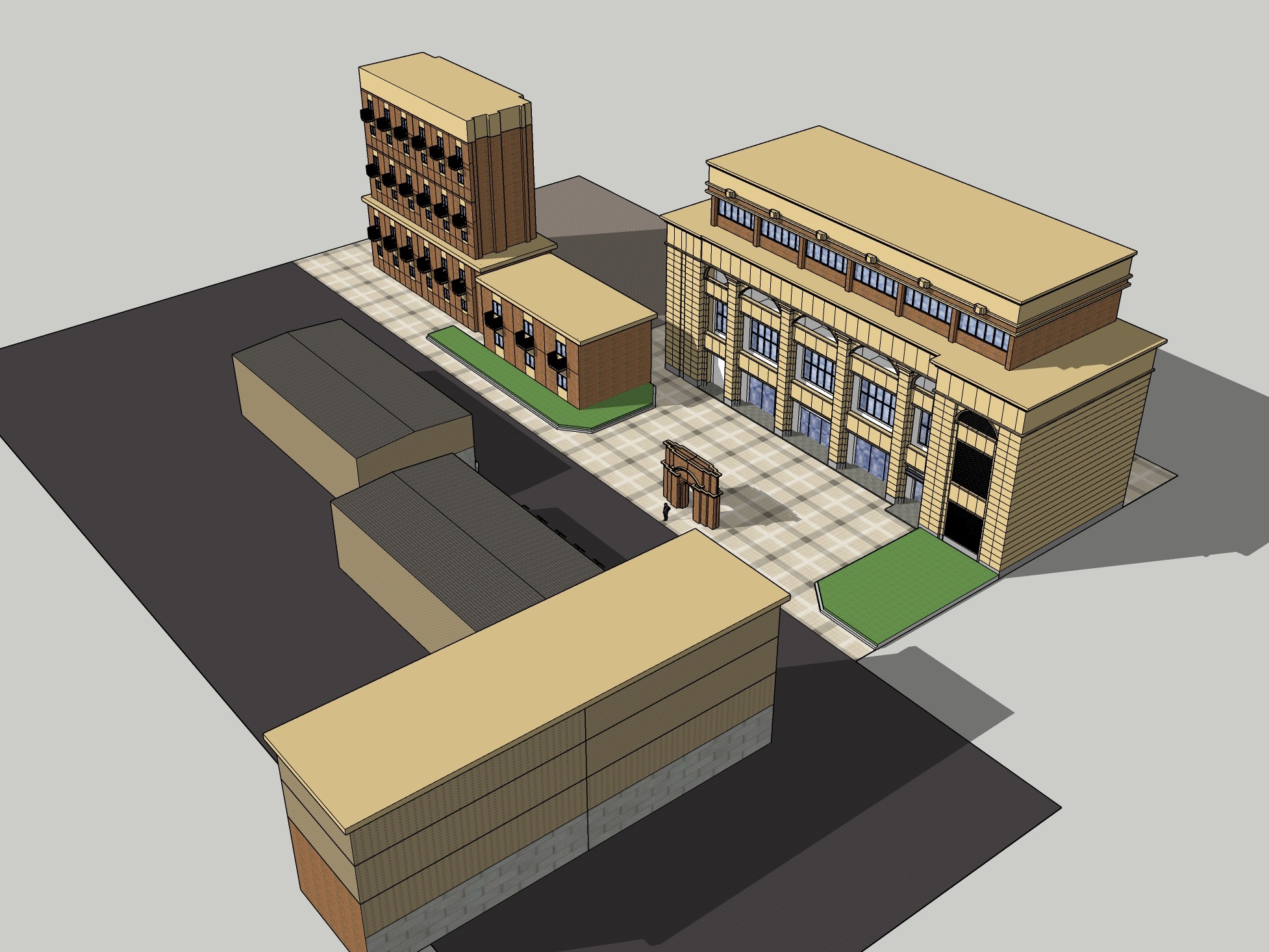 浙江大学SU建模_Nailsong-站酷ZCOOL