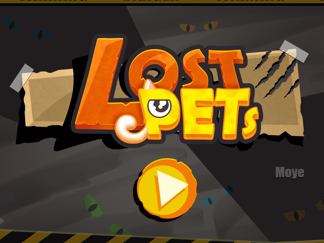 《lost pets》游戏UI练习作品，危险宠物失联中~_墨Moye-站酷ZCOOL