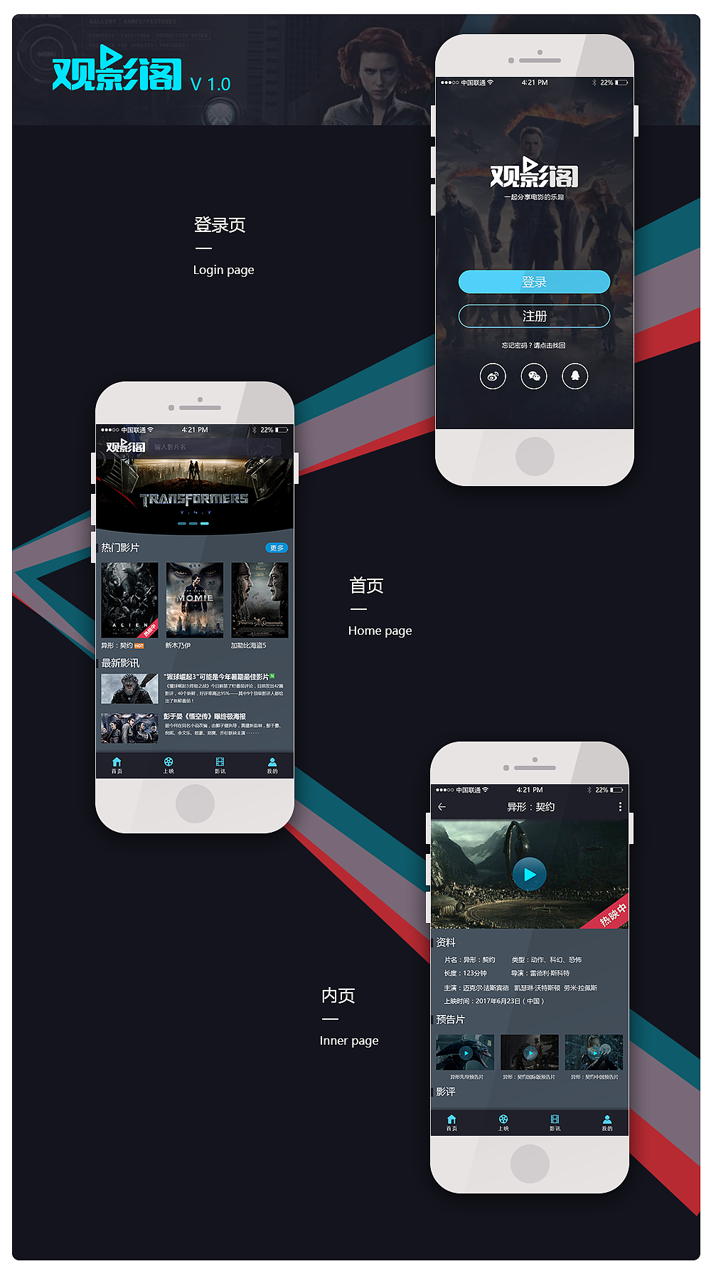 电影APP-观影阁V1.0_Designer_Sandy-站酷ZCOOL