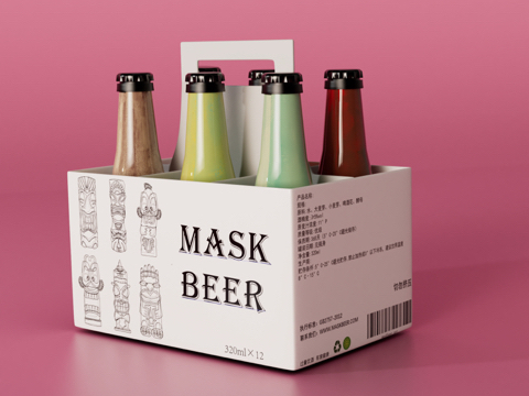 Mask Beer Package_zz最喜欢设计-站酷ZCOOL