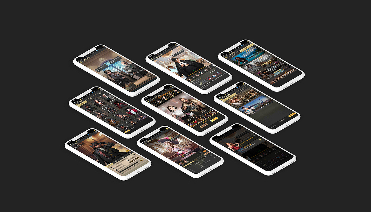 手游《GAME OF MAFIA》UI展示|UI|游戏UI|依旧兔子_原创作品-站酷ZCOOL